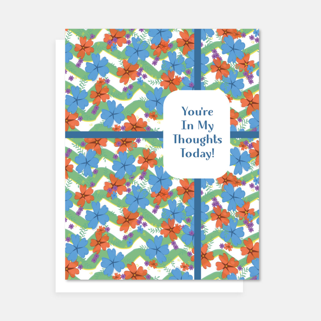 Just Because Floral Note Card - Lonna Jordan Designs