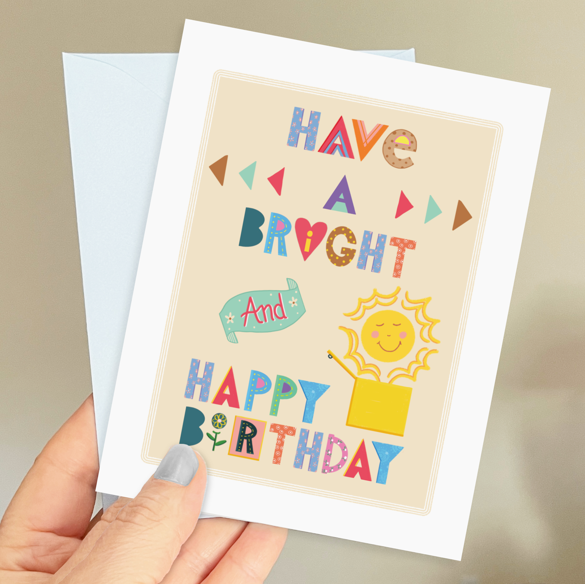 Happy Bright Sunshine Birthday Card